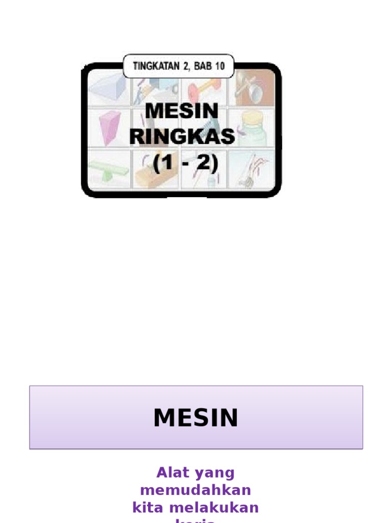 Mesin Ringkas f2 | PDF | Sains & Matematika | Sejarah