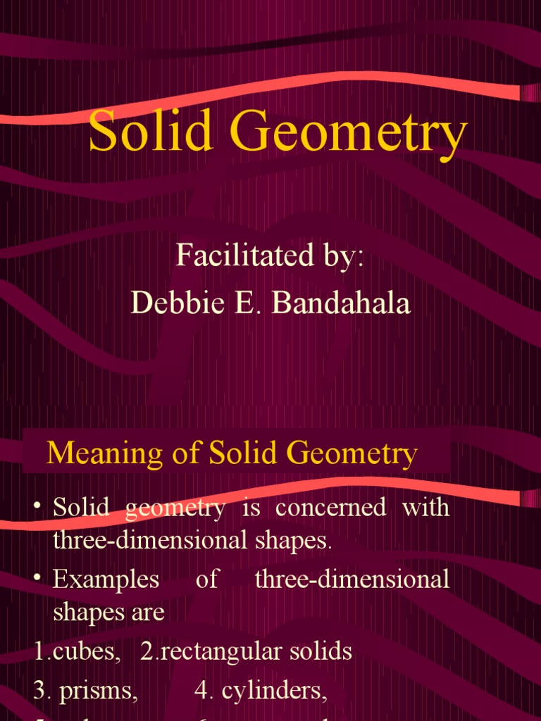 Solid Figures | PDF | Area | Volume