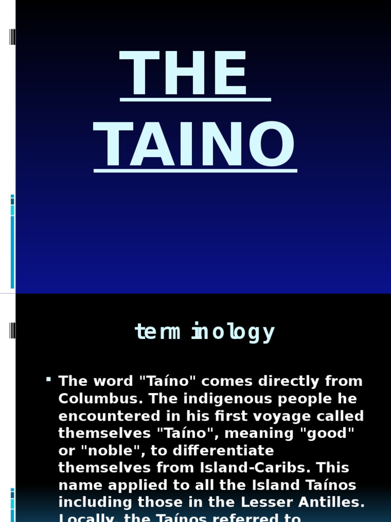 Tainos | PDF | Indigenous Peoples Of The Americas | Religion And Belief