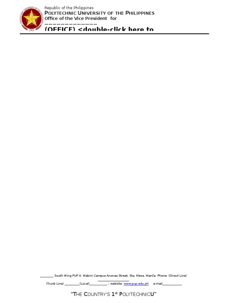 Polytechnic University of the Philippines | PDF