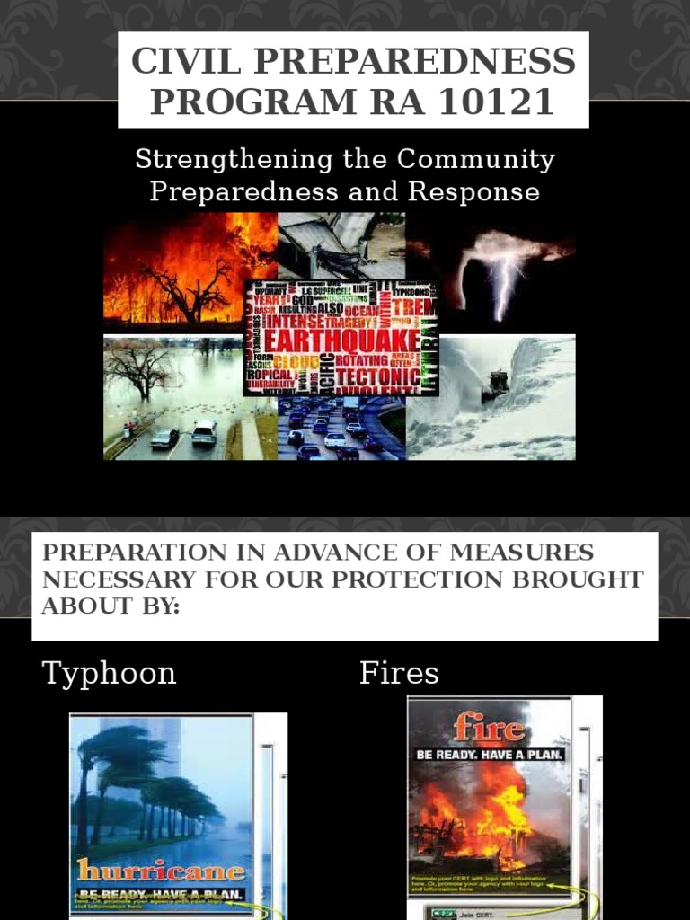 Civil Preparedness Program PD 1566 | PDF | Emergency Management | Disasters