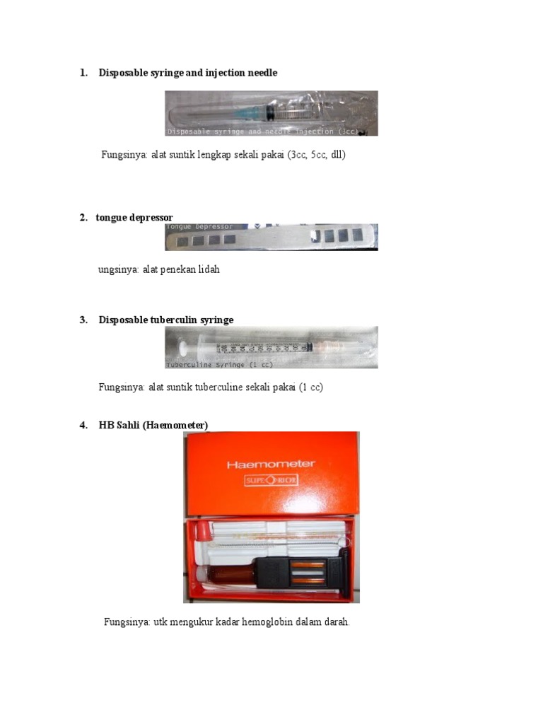 Macam-Macam Alat Medis | PDF