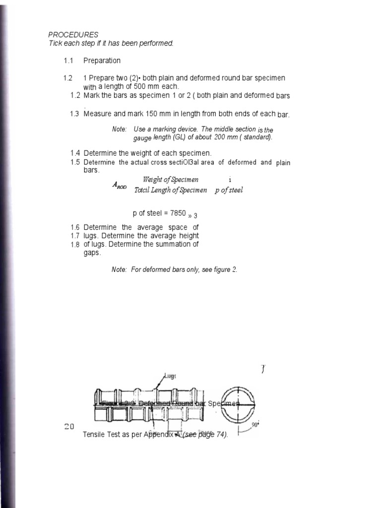 UTM Manual for Round Bar Testing | PDF