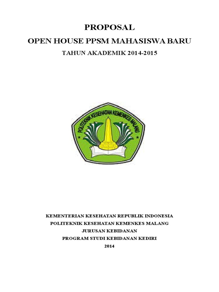 Proposal Open House D4 | PDF | Karier & Perkembangan | Sains & Matematika