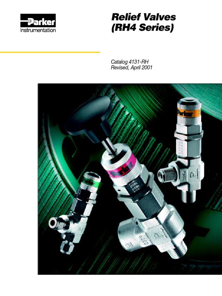 Relief Valves (RH4 Series) : Catalog 4131-RH Revised, April 2001 | PDF ...