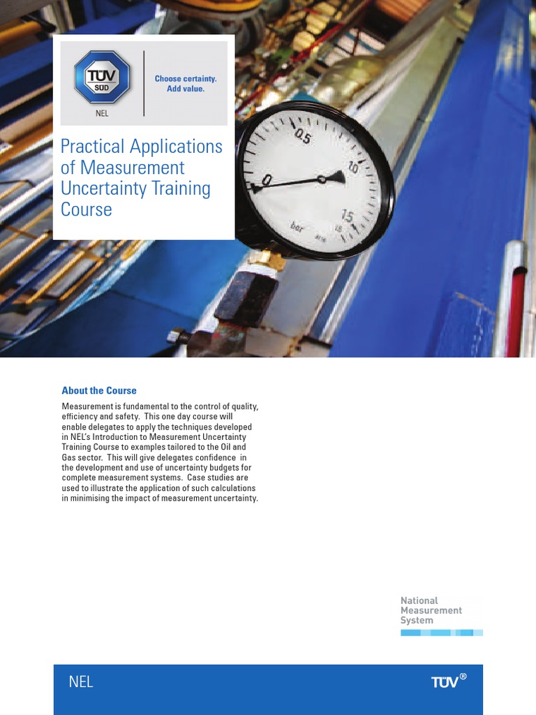 Practical Applications of Measurement Uncertainty Training Course | PDF ...