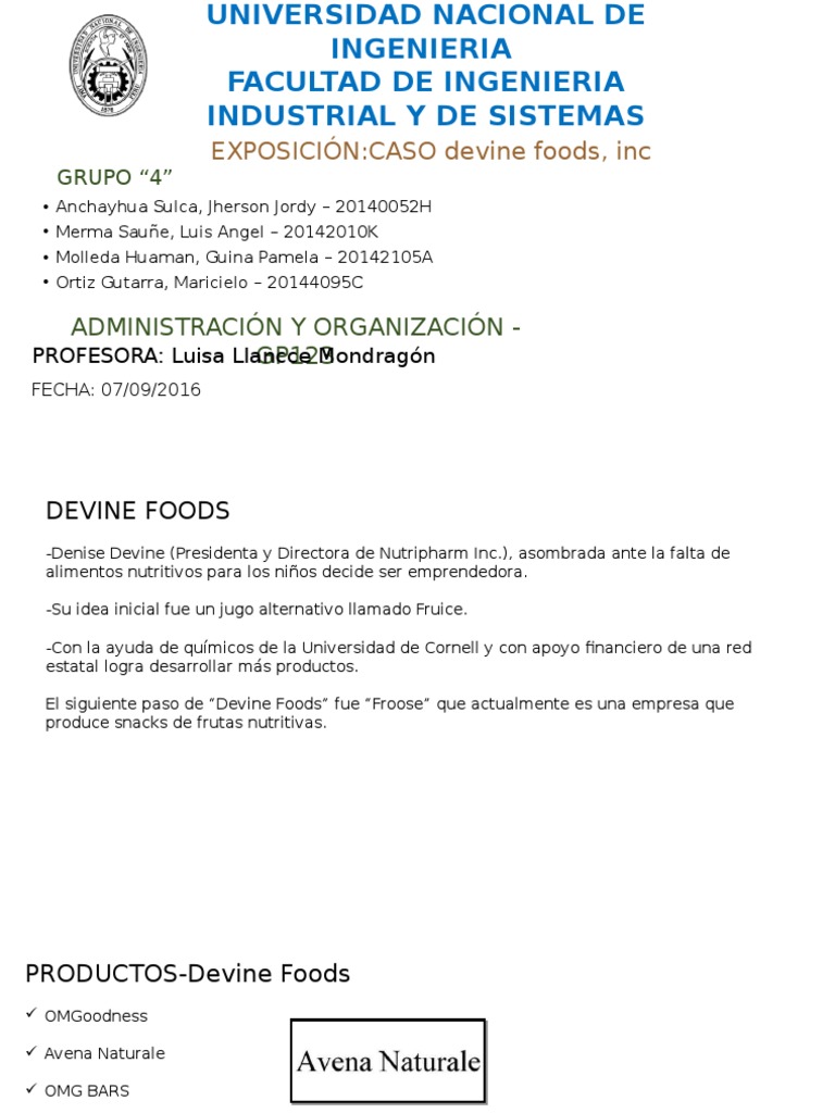 Devine Foods | PDF | Alimentos | Science