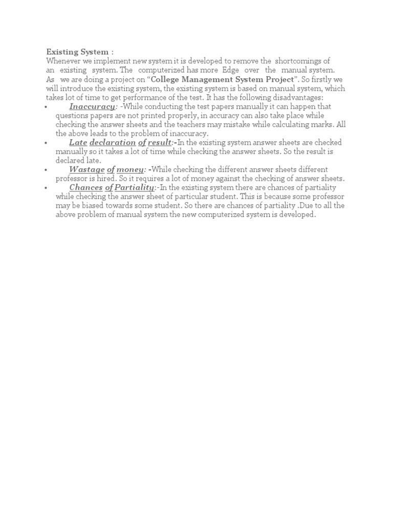 Existing System | PDF