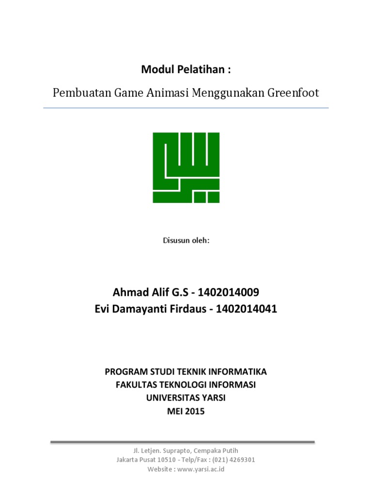 Modul Greenfoot | PDF