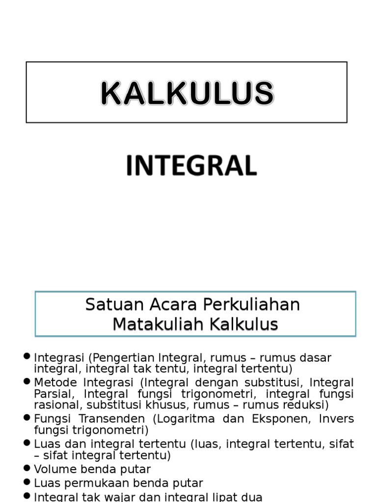 Kalkulus 2 | PDF