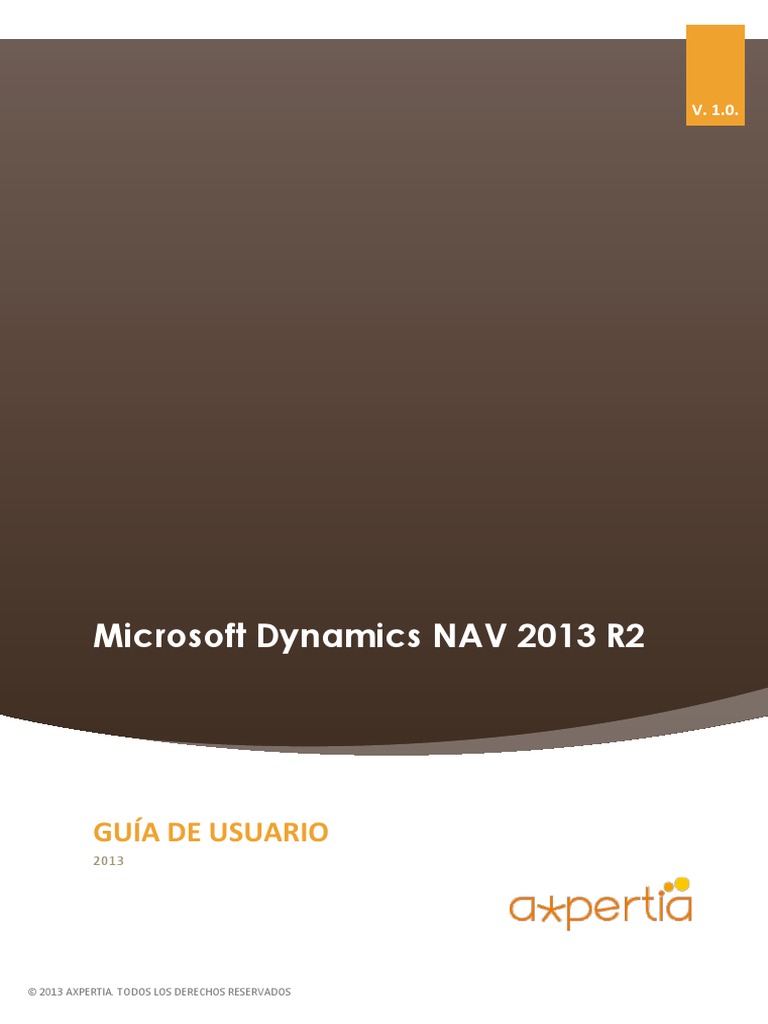Guía de Usuario Microsoft Dynamics NAV 2013 R2 | PDF | Amortización ...