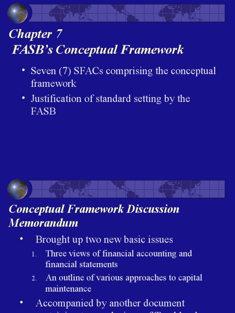 FASB's 7 SFAC Conceptual Framework | PDF | Financial Statement ...