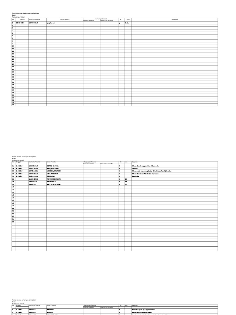 Blangko BPJS | PDF | Myocardial Infarction | Hypertension