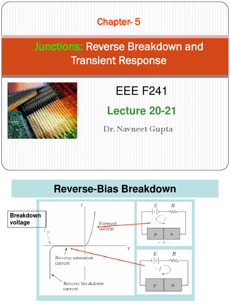Junctions:: Reverse Breakdown and Transient Response | PDF | P–N ...