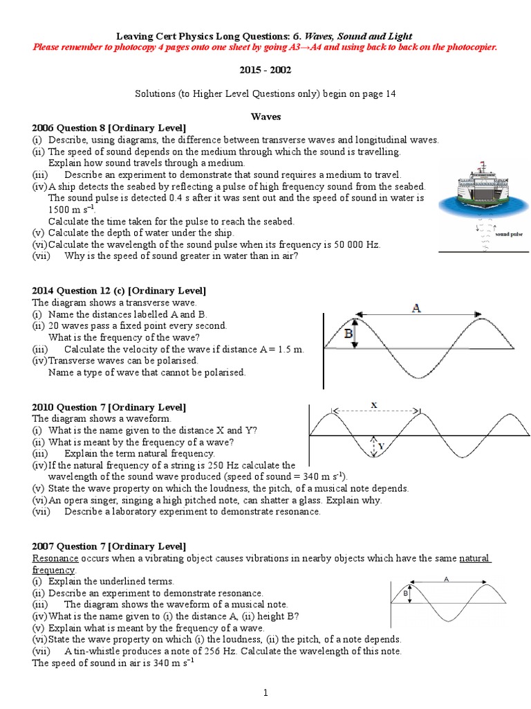 Waves, Sound, Light | PDF | Diffraction | Electromagnetic Radiation