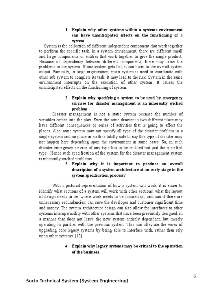 Socio Technical System (System Engineering) | PDF | Systems Science | Design