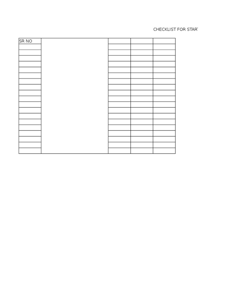 Checklist Column | PDF