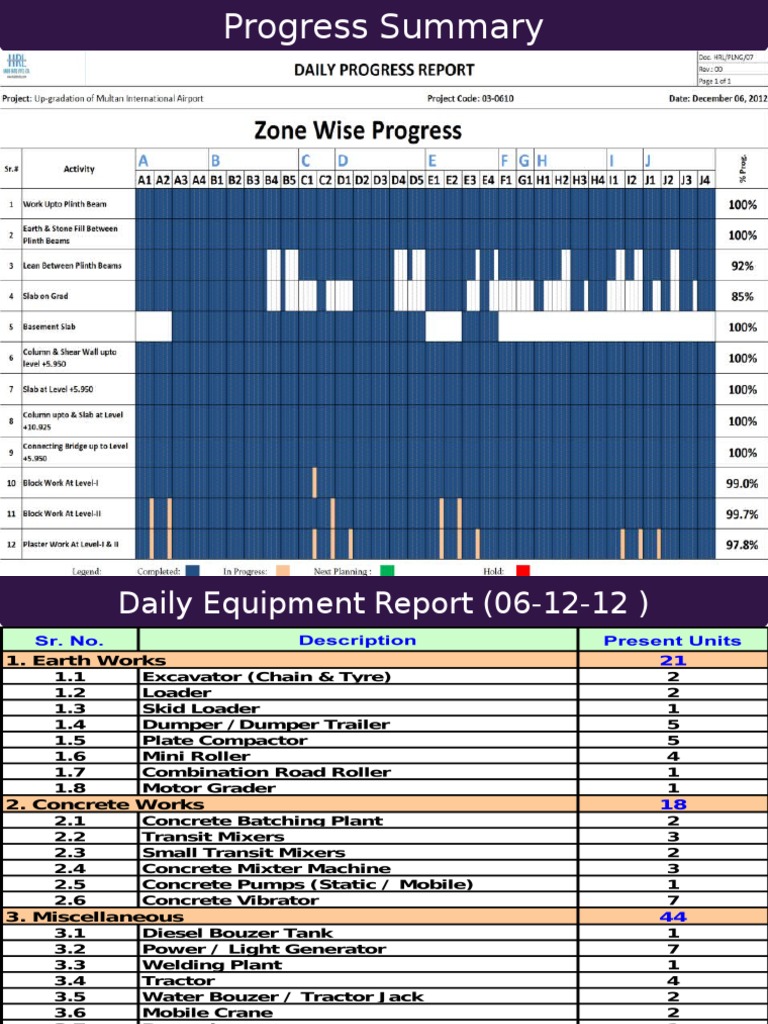 Daily Progress Report (Sample) | PDF | Technology & Engineering