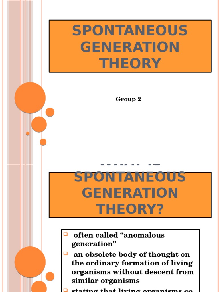 Disproving Spontaneous Generation Theory | PDF | Science & Mathematics