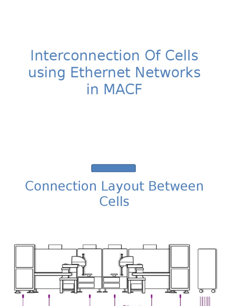 Interconnection of Cells Using Industrial Ethernet-V1.0 | PDF | Internet Protocols | Network ...