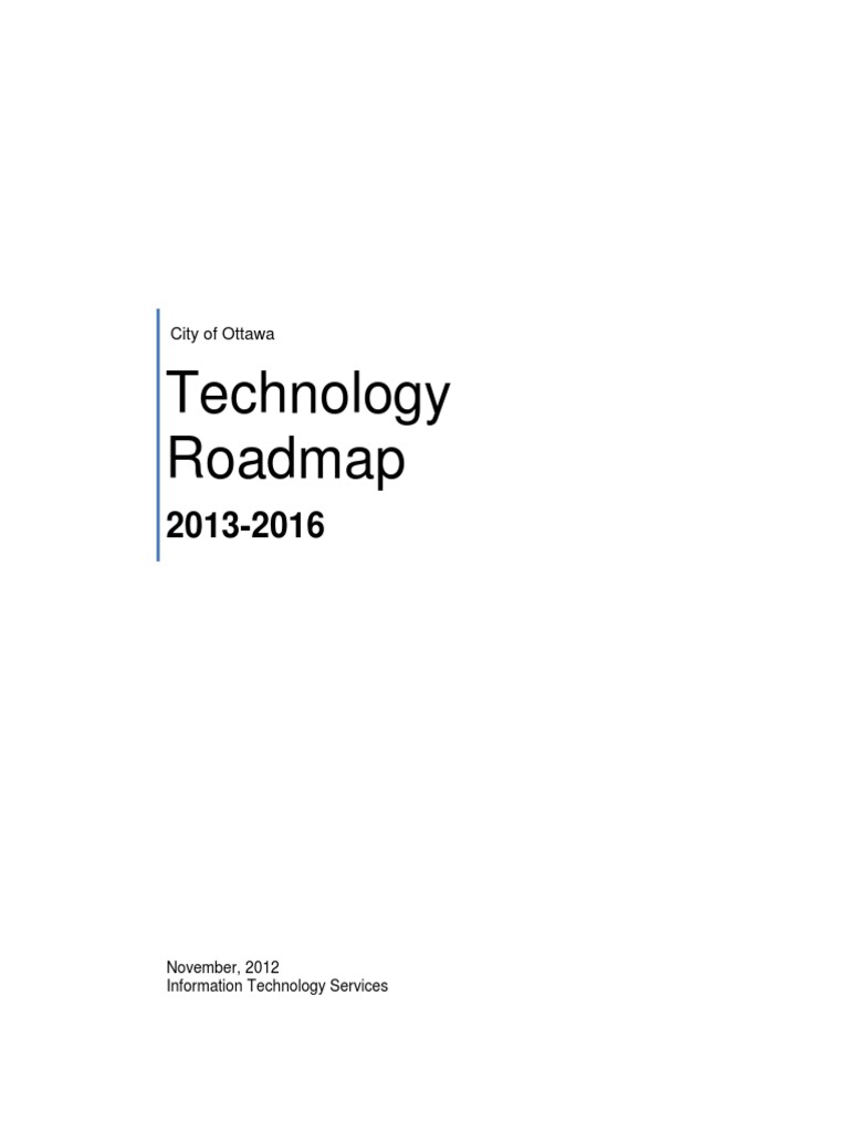 Technology Roadmap Pdf Information Security Risk Management