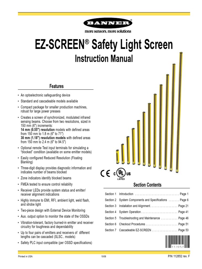 Manual Banner | PDF | Electrical Connector | Light Emitting Diode