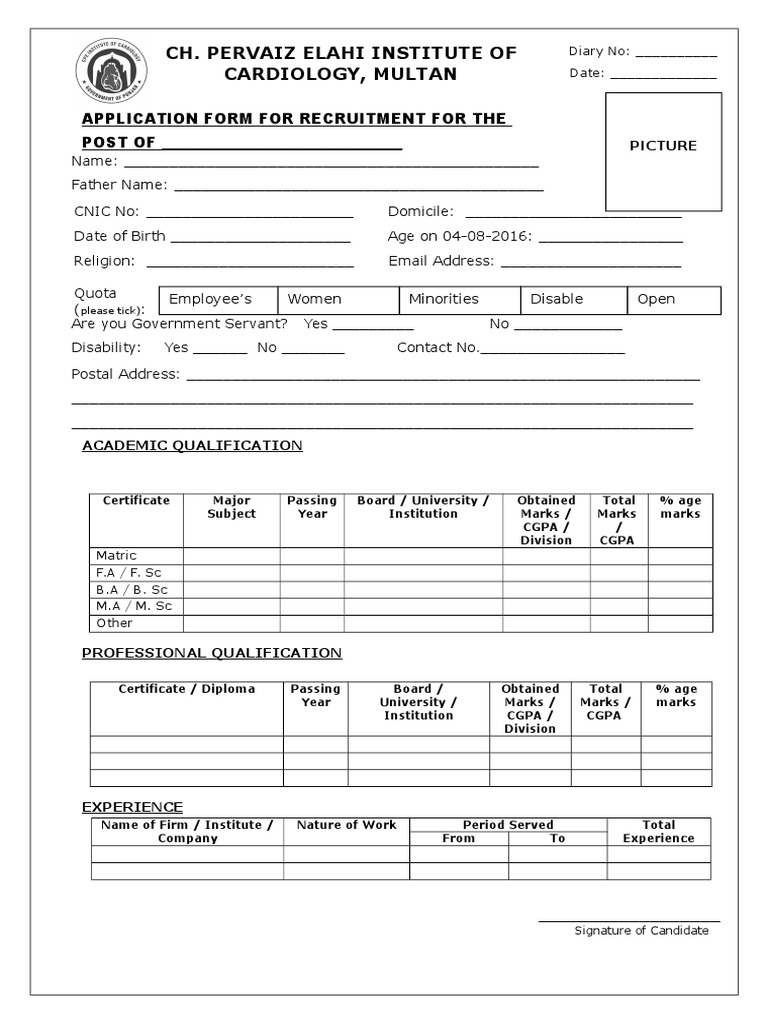 Ch. Pervaiz Elahi Institute of Cardiology, Multan | PDF