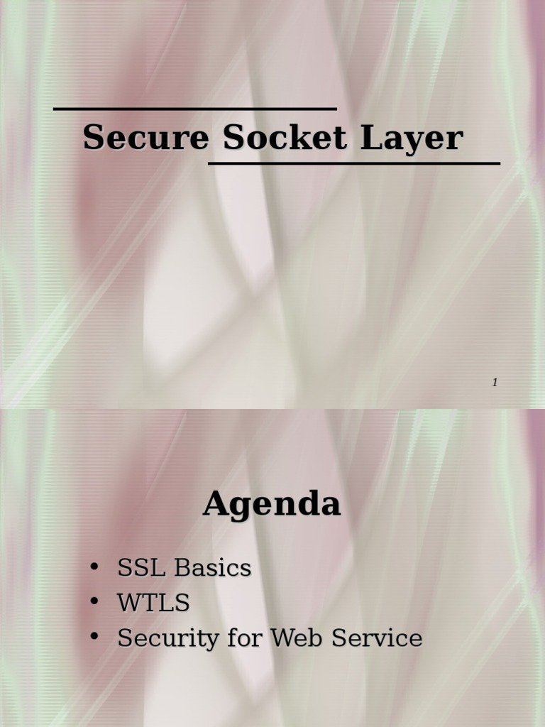 Secure Socket Layer Pdf Transport Layer Security Cyberspace