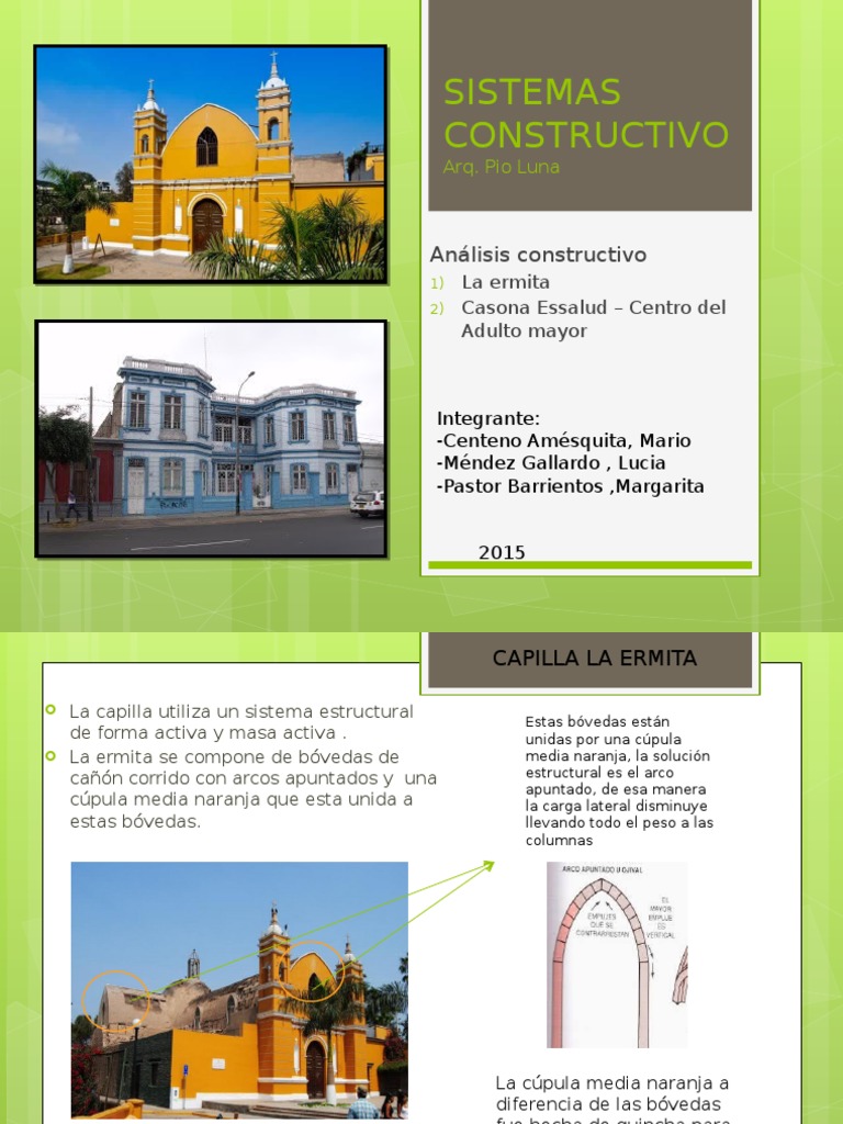 Sistemas Constructivo 1 | PDF | Bóveda (Arquitectura) | Hazme