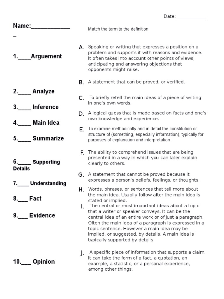 6.10 Vocab Quiz | PDF | Career & Growth