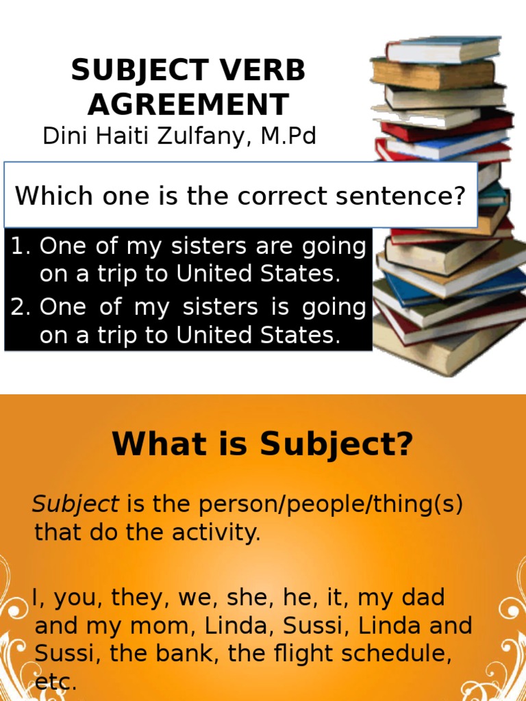 Subject-Verb Agreement Explained | PDF | Grammatical Number | Verb
