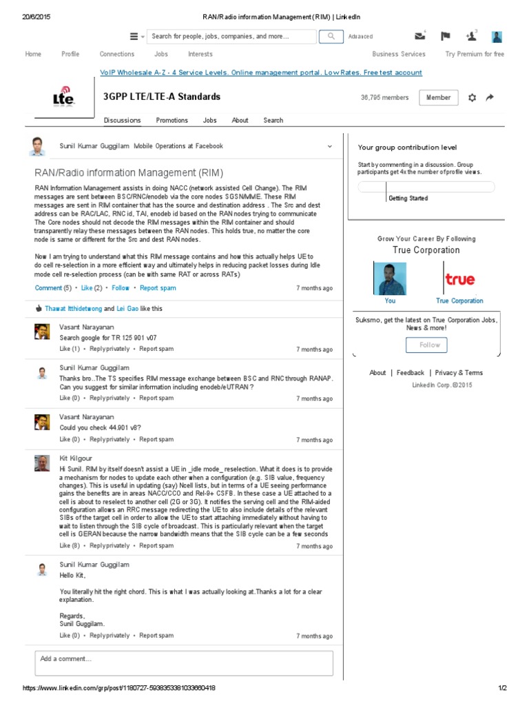 RAN - Radio Information Management (RIM) | PDF | Networks | Computer ...