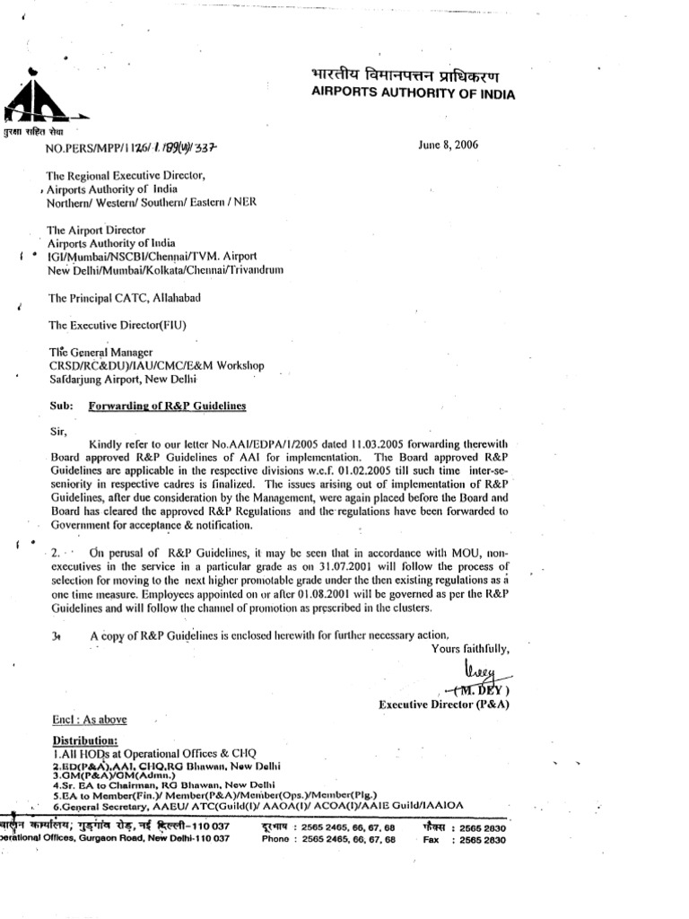 Rectt. & Prom. Guidelines | PDF