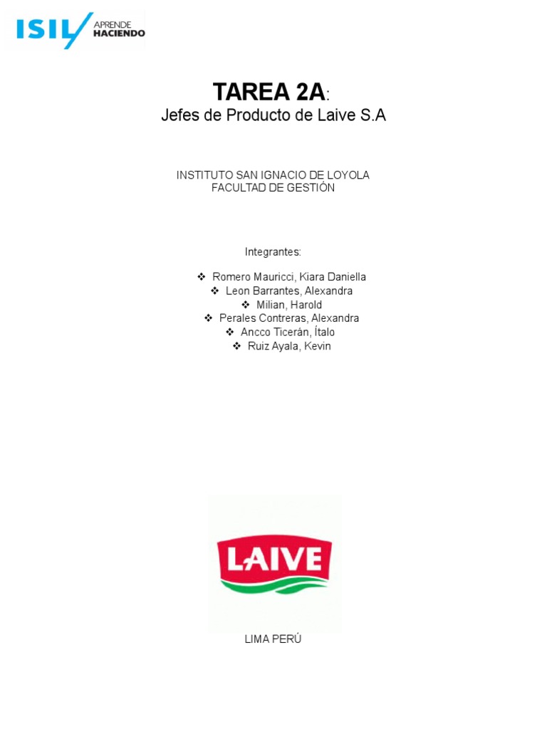 Tarea 2A - Adm. de Productos | PDF | Economias | Business