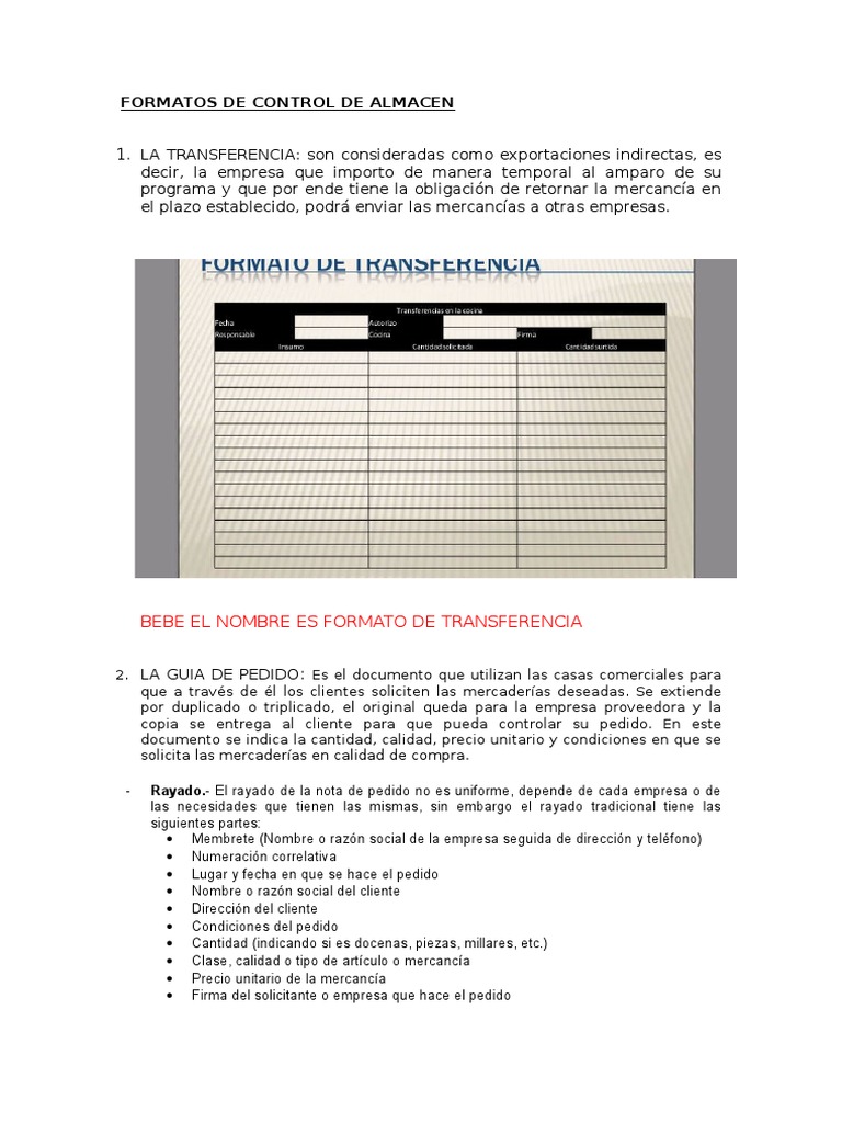 Formatos de Control de Almacen | PDF | Precios | Bienes