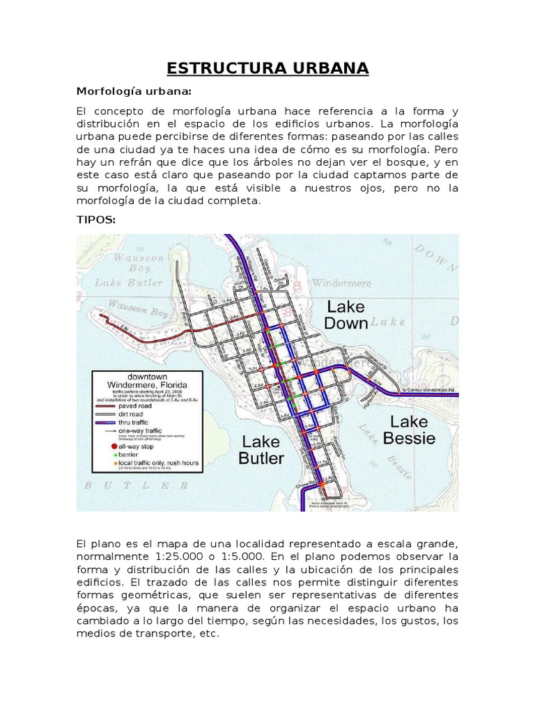 ESTRUCTURA URBANA.docx | Calle | Geografía