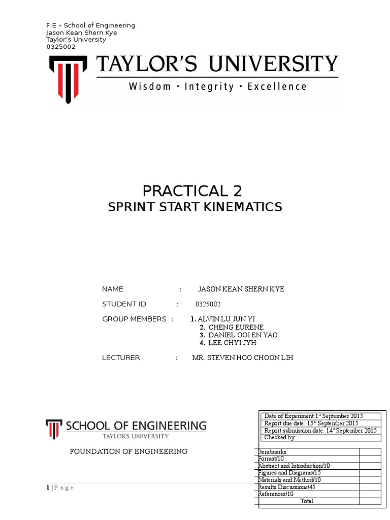 Sprint Start Kinematics | PDF | Acceleration | Motion (Physics)