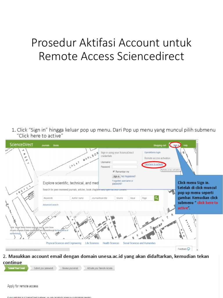 Cara Aktifasi Remote Access Sciencedirect | PDF