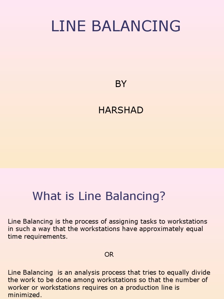 Assembly Line Balancing | PDF | Mathematical Optimization | Algorithms ...