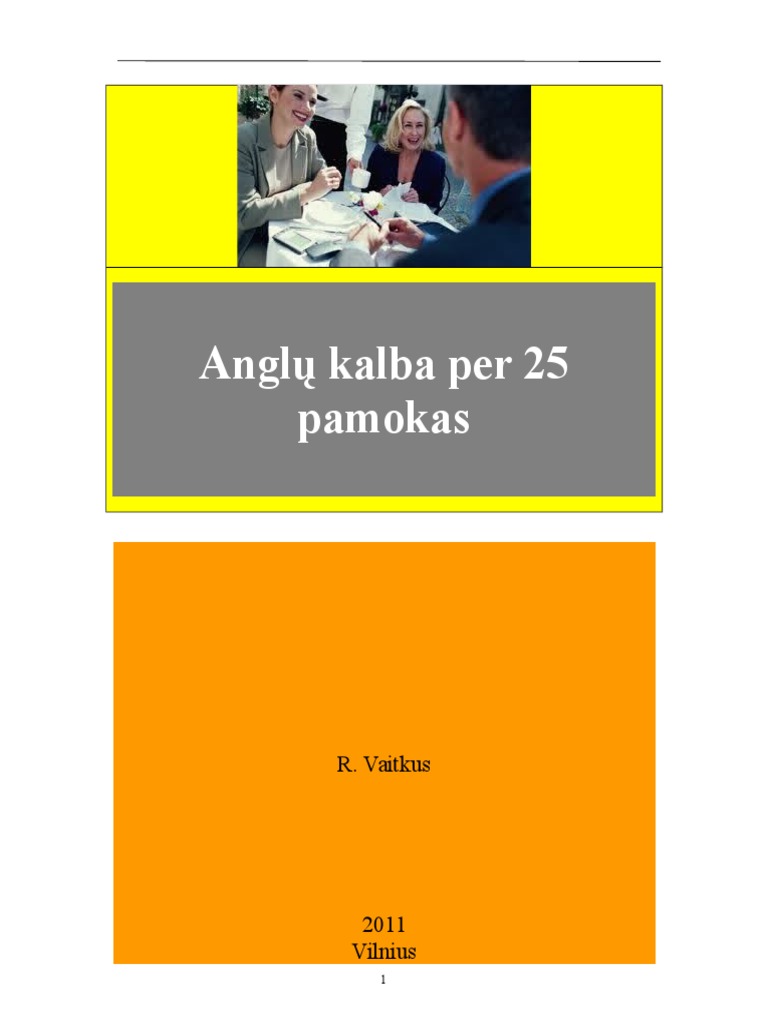 Anglu K. Per 25 Pamokas | PDF