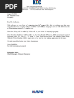 PF Request Letter - 1800 | PDF