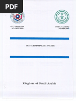GSO 1025: Bottled Water Standards | PDF | Drinking Water | Water