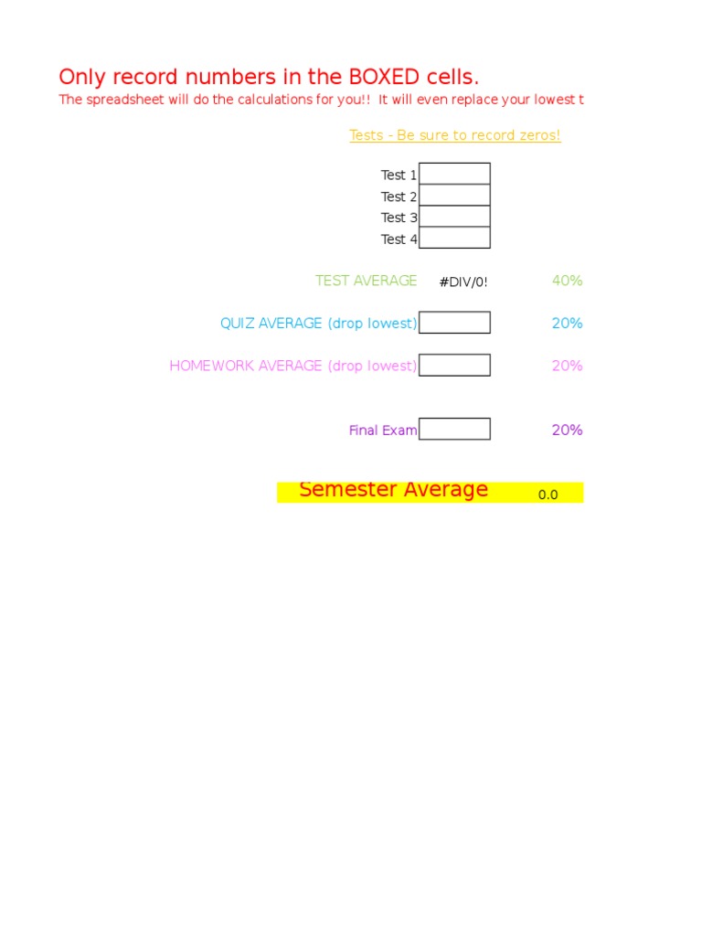 Only Record Numbers in The BOXED Cells | PDF