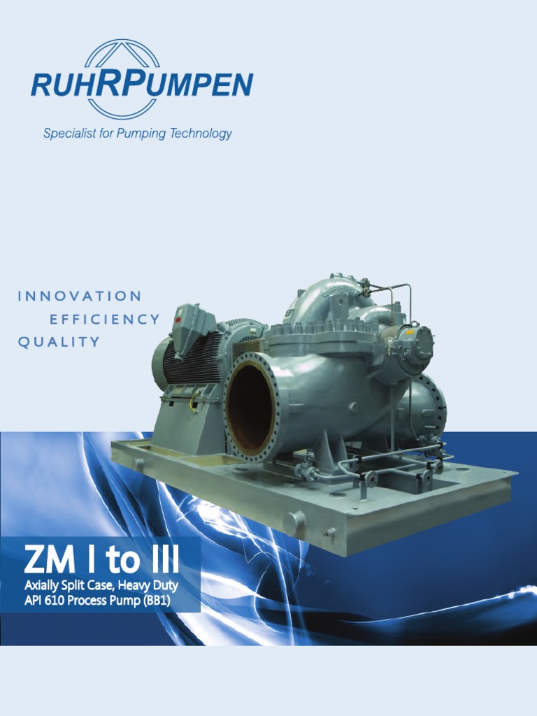 Pump ZM B PDF | PDF | Bearing (Mechanical) | Pump