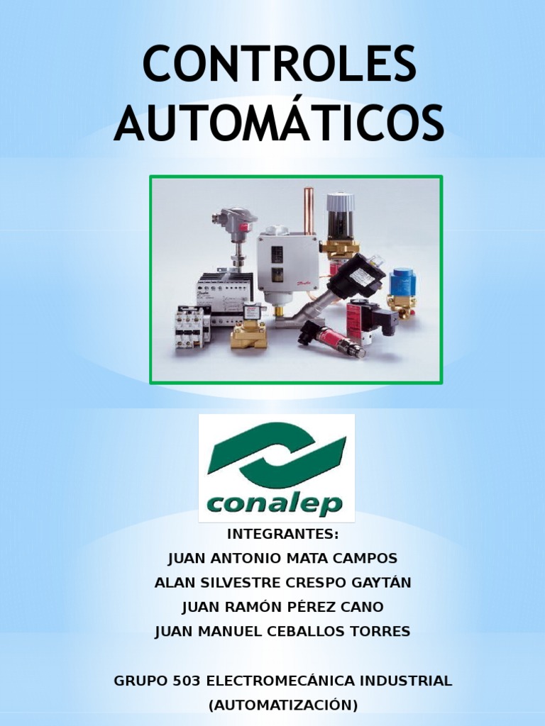 Controles Automáticos: Conceptos y Aplicaciones | PDF | Sistema de ...