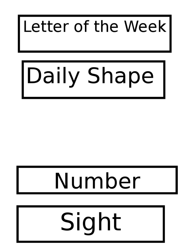 Weekly Educational Letter Overview | PDF | Language Arts & Discipline