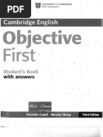 Cambridge English Objective First | PDF