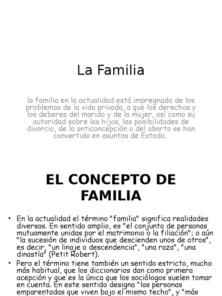 La Familia Moderna | PDF | Familia | Relaciones interpersonales