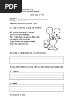 Actividades con la letra B para niños | PDF