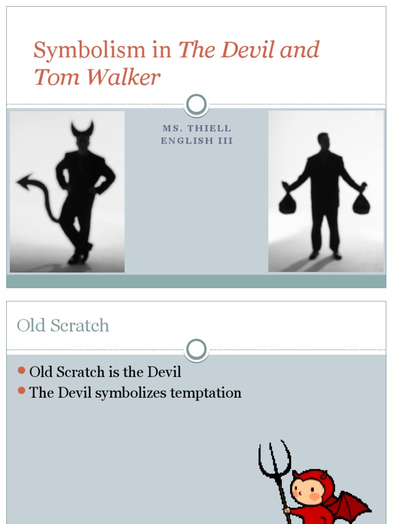 Symbolism in The Devil and Tom Walker | PDF | Usury | Loans